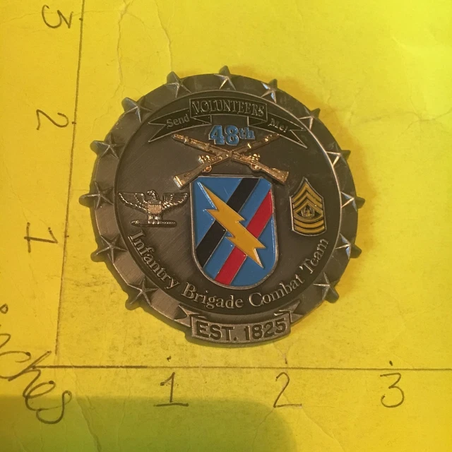 US ARMY 48TH Infantry Brigade Combat Team Georgia NG Challenge Coin 9/5 ...