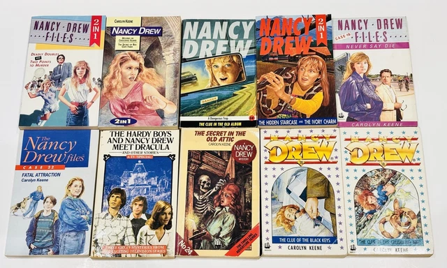 NANCY DREW MYSTERY 10 Paperback Book Bundle Job-lot Vintage £18.62 ...