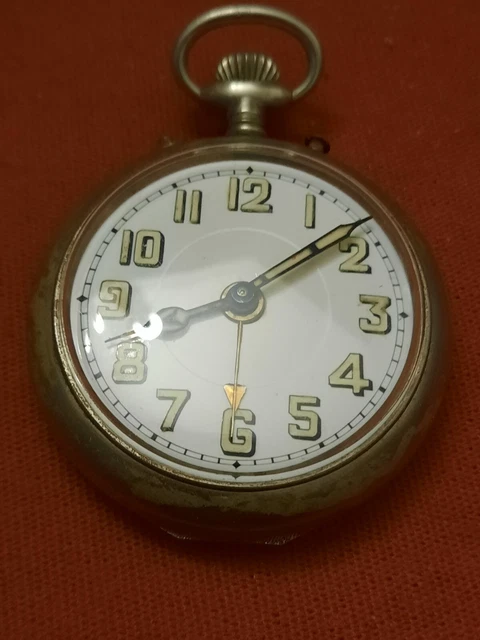 ANCIENNE MONTRE GOUSSET ancienne reveil alarme swiss fonctionne ...