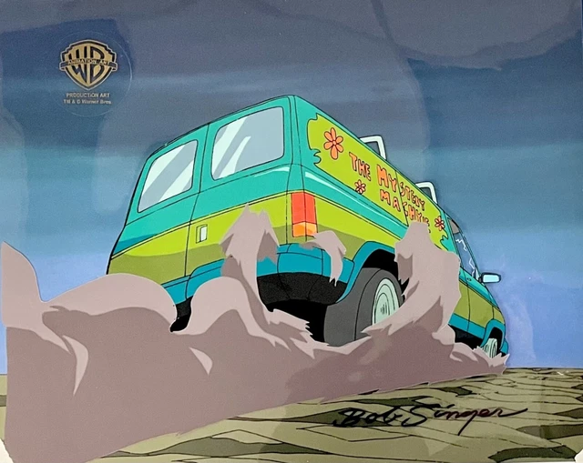 SCOOBY DOO:THE MYSTERY Machine- Original Cel/Drawing-Whitch Ghost ...