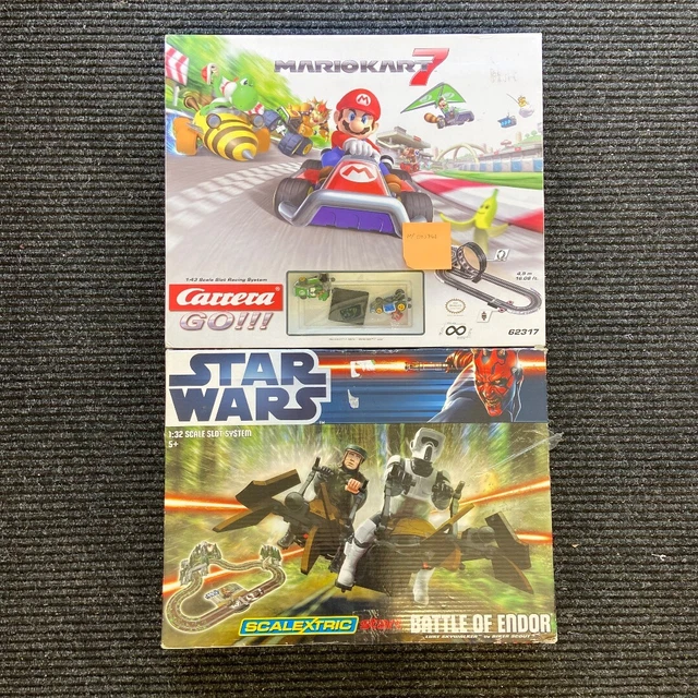CARRERA GO!! MARIO Kart 7 & SCALEXTRIC Start Battle of Endor BLK1PF ...