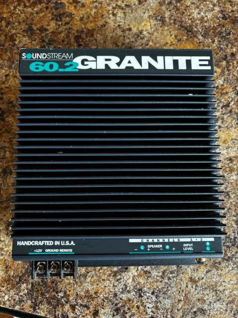 RARE OLD SCHOOL car audio SOUNDSTREAM GRANITE $135.00 - PicClick CA