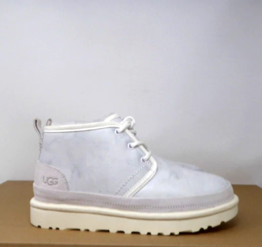 UGG X EXTRA Butter All Gender Neumel Marble White Leather Boots Shoe M5/W6 New £39.06 - PicClick UK