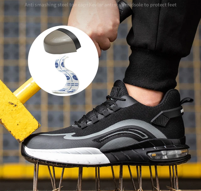 2024 MENS WOMENS Leichtes Safety Shoes Steel Toe Cap Work Boots ...
