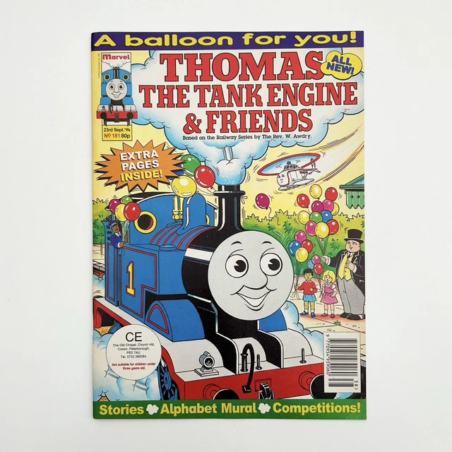 VINTAGE THOMAS THE Tank Engine & Friends Magazine No 181 Marvel Comic ...