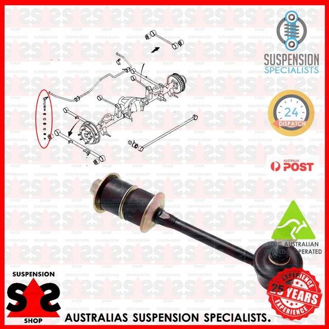 REAR AXLE LINK/COUPLING Rod, Stabiliser Bar Suit SSANGYONG Actyon ...