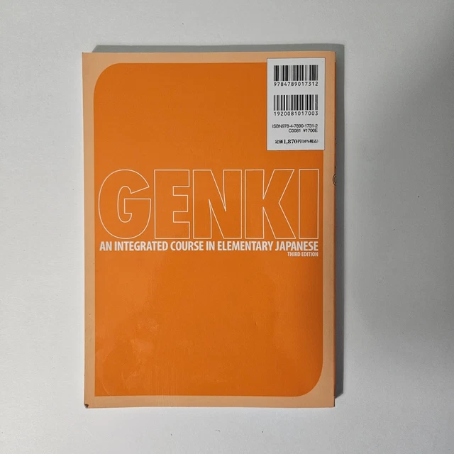 LIBRO DE TRABAJO Genki: An Integrated Course in Elementary Japanese Vol ...