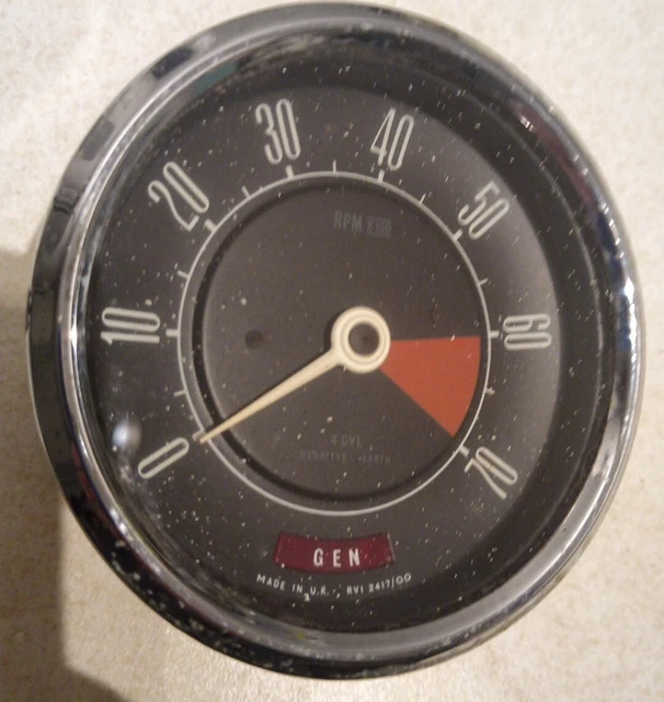 FORD CORTINA MK2 1600e Rev Counter Tachometer £115.00 - PicClick UK