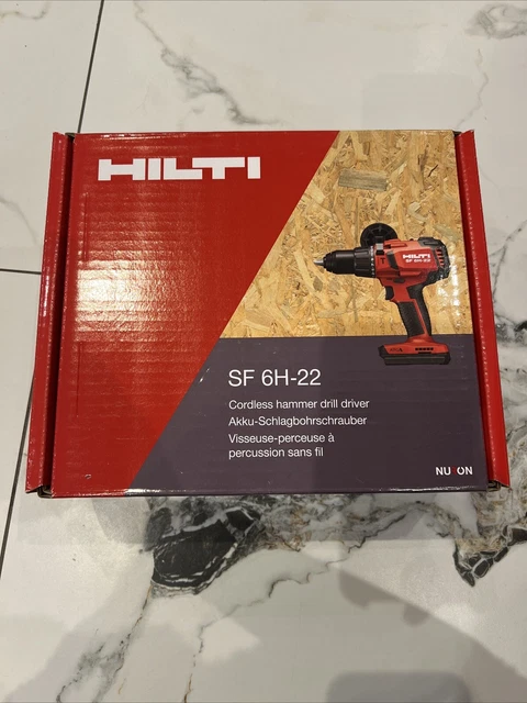 NEW HILTI SF 6H-22 Cordless Hammer Drill Driver Nuron £240.00 - PicClick UK