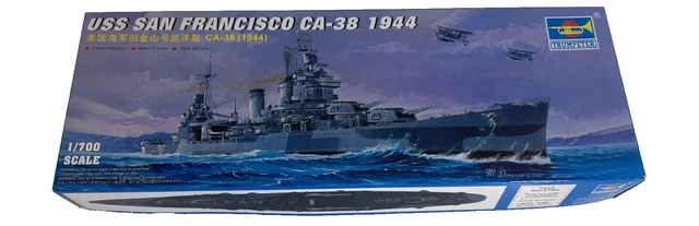 TRUMPETER 05747 USS San Francisco CA-38 1944 Model Kit 1:70 EUR 34,34 ...