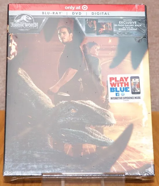 Jurassic World Fallen Kingdom Target Exclusive Blu Ray Set Region Free New Eur 3860