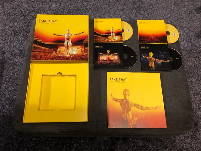 TAKE THAT/ROBBIE WILLIAMS - Progress Live Box Set - (2xCD/2xDVD) Good ...