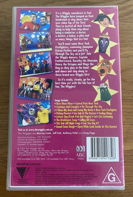 THE WIGGLES VHS TOP OF THE TOTS Video ABC 2004 The Original Wiggles ...