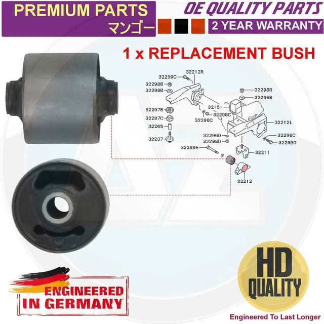 FOR MITSUBISHI PAJERO Shogun Front Arm Holder Differential Mounting ...