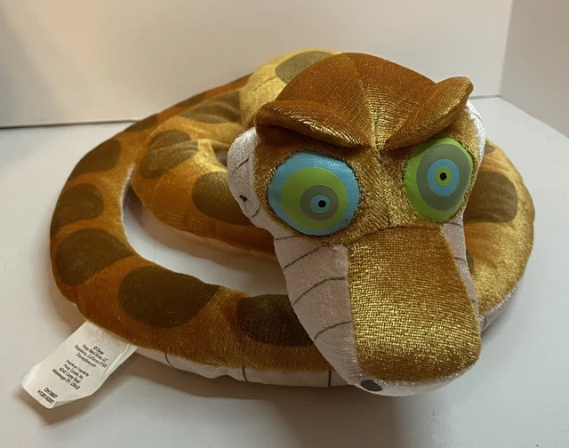 DISNEY STORE HYPNOTIZING Kaa Snake Plush Jungle Book W/ Glow In The ...
