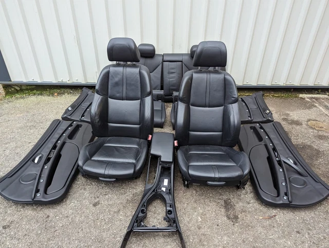 BMW E92 M3 Interior Seats Pre LCI Black Schwarz Novillo Leather Seat ...