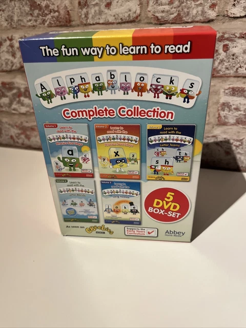 LEARN TO READ With Alphablocks DVD Complete Collection 1-5 CBeebies EUR ...