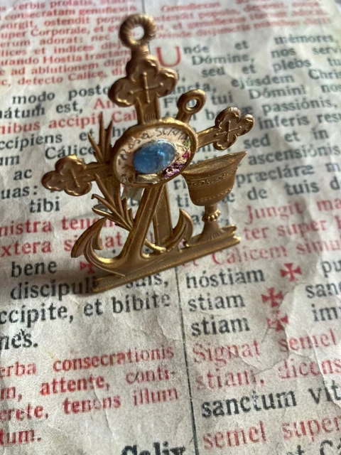 RARE VINTAGE RELIC St. Rita : Stunning with rose relic - SPECIAL - 1950 ...