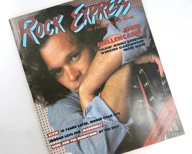 ROCK EXPRESS MAGAZINE Vol. 11 No. 117 1987 John Mellencamp Elvis ...