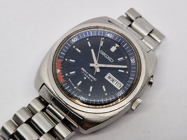 VINTAGE SEIKO BELL Matic Alarm watch ref 4006 6031 on Seiko bracelet £ ...