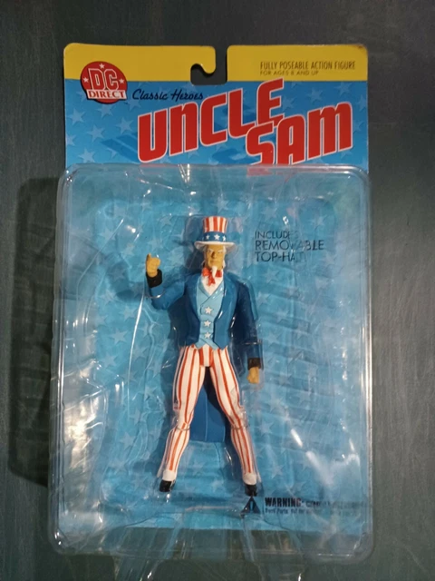 DC DIRECT UNCLE Sam Action Figure Freedom Fighters JLA JSA $35.00 ...