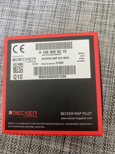 GENUINE MERCEDES-BENZ BECKER Navigation Map Pilot A1669006215 PRISTINE ...