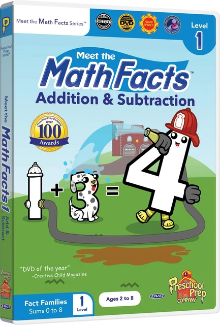 MEET THE MATH Facts Addition & Subtraction Level 1 $21.75 - PicClick