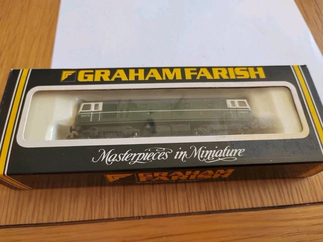 GRAHAM FARISH BR Class 33 Diesel Green 8314 BOXED. £58.95 - PicClick UK