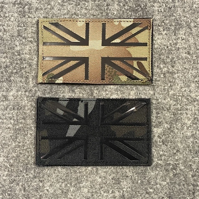 CAMO UNION JACK Laser Cut IR Style Flag Morale Patch for UBACS & Bergen,BTP BTPB EUR 7,02 ...