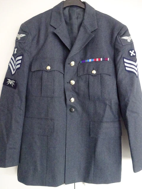 UK-15) ENGLAND BRITISH Royal Air Force Uniform Jacket Dress No1 RAF ...