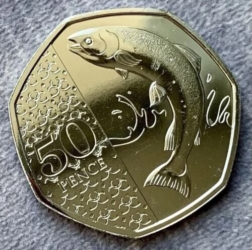 SALMON 50P COIN KING CHARLES 2023 From Sealed BAG £14.69 - PicClick UK