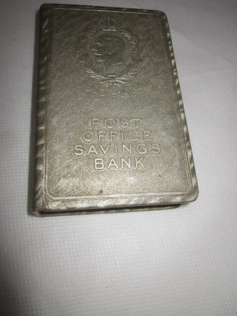 POST OFFICE SAVINGS Bank Book Metal Does Not Open Piece Of History £34. ...