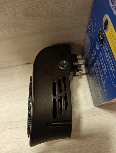 RUSSELL HOBBS RHPH2001B Portable Ceramic Plug Fan Heater with Timer ...