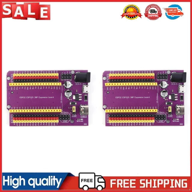 Esp32 Development Module Usb 38pin Type Cmicro Module Gpio Expansion Board £589 Picclick Uk