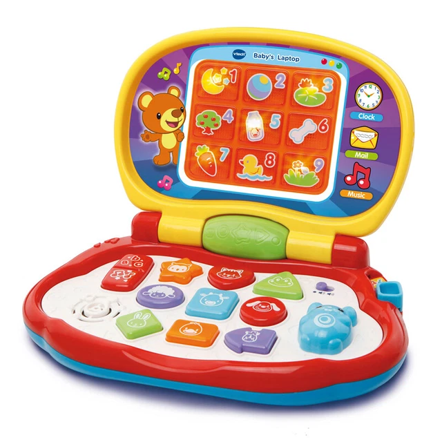 VTECH BABY'S LAPTOP Colourful Learning Roleplay Computer Toy Laptop for ...