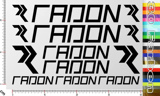 RADON BIKES STICKER Set | Fahrrad Rahmen Aufkleber | Bike Frame Sticker ...