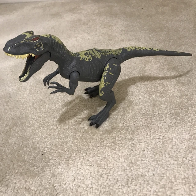 JURASSIC WORLD ALLOSAURUS Roarivores Dinosaurs Toy Action Figure Sound ...