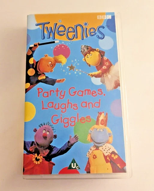Tweenies Vhs Party Games Laughs And Giggles Brand New And Sealed 9