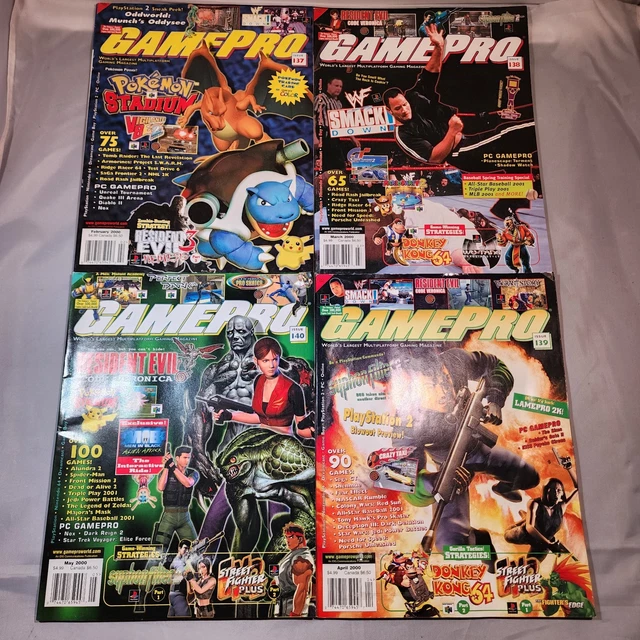 GAMEPRO MAGAZINE 2000 Lot Issues 137-140 £18.21 - PicClick UK