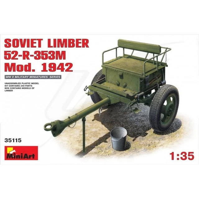 [FR] MINI ART 1/35 Soviet Limber 52-R-353M Mod.1942 - MNA35115 EUR 19 ...