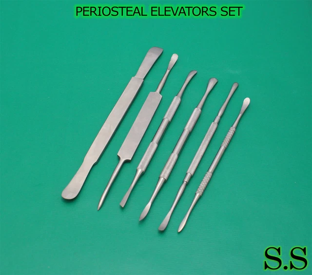 10 PERIOSTEAL ELEVATORS Set Surgical Dental Instruments £18.57 ...