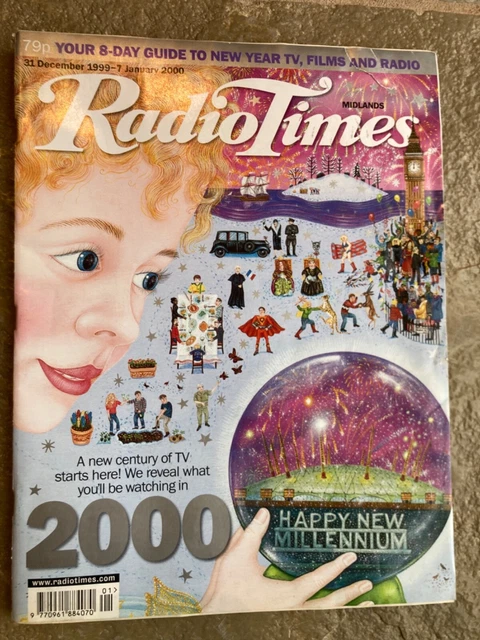 RADIO TIMES 31 Dec 1999 - 7 Jan 2000. Mids. Happy New Millennium, 2000 ...