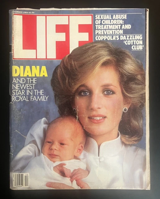 LIFE MAGAZINE DECEMBER, 1984 Princess Diana Lady Di Diana Prince Harry ...