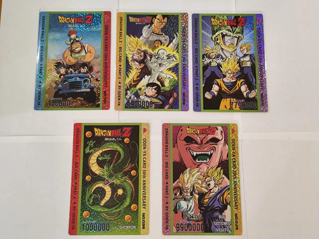 CARTES DRAGON BALL Z Odenya Big Card. HS LIMITED 5000. Vip Box 2 5/5 ...