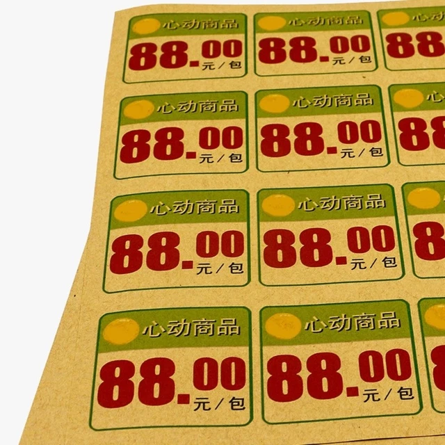 100 SHEETS LETTER Size Sticker Paper 210x297mm Printable Self Adhesive ...