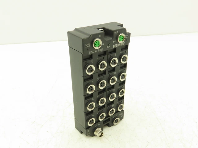 BECKHOFF EP2349-0021 ETHERCAT Box 16-Channel Digital Combi I/O Module 24VDC $112.15 - PicClick CA