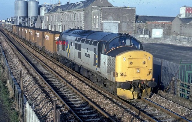 ORIGINAL 35MM SLIDE BR Class 37 no. 37688 at Carnoustie +rights for use ...