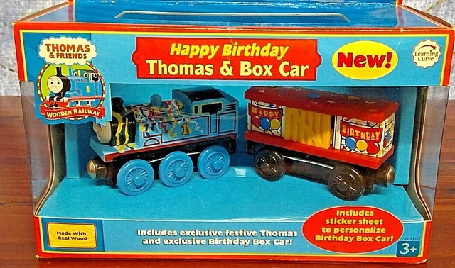 THOMAS AND FRIENDS Happy Birthday Thomas & Box Car Trains 2006 BNIB ...