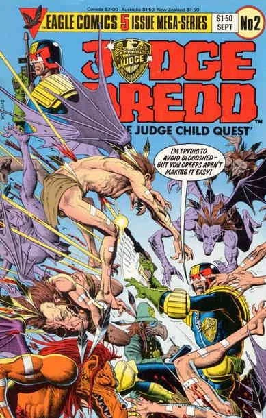JUDGE CHILD #1 FN; Eagle | Judge Dredd - Brian Bolland - w/Bag+Board £2 ...
