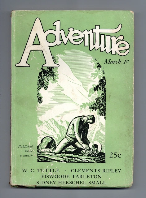 ADVENTURE PULP/MAGAZINE MAR 1 1927 Vol. 61 #6 GD- 1.8 £26.54 - PicClick UK